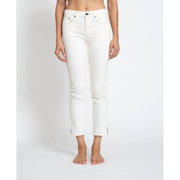 ASKK NY | Jeans | New Askk Ny Mid Rise Straight Jean In Ivory | Poshmark